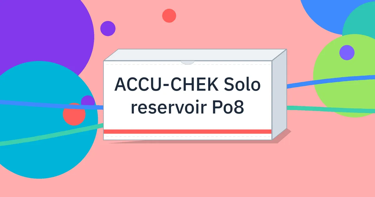 Symbolbild: Packung mit der Aufschrift ACCU-CHEK Solo reservoir Po8 (PZN 16797288) – Verfügbarkeit und Bezug in Apotheken in Frankfurt am Main