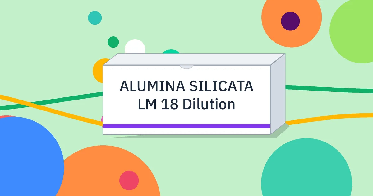 Symbolbild: Packung mit der Aufschrift ALUMINA SILICATA LM 18 Dilution (PZN 12758972) – Verfügbarkeit und Bezug in Apotheken in Frankfurt am Main