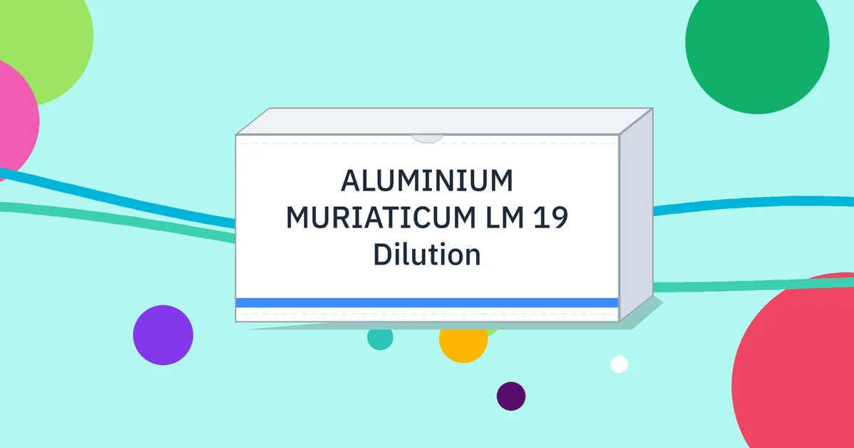 Symbolbild: Packung mit der Aufschrift ALUMINIUM MURIATICUM LM 19 Dilution (PZN 13316779) – Verfügbarkeit und Bezug in Apotheken in Frankfurt am Main