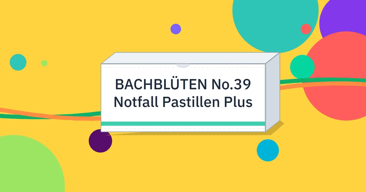 Symbolbild: Packung mit der Aufschrift BACHBLÜTEN No.39 Notfall Pastillen Plus (PZN 18049892) – Verfügbarkeit und Bezug in Apotheken in Frankfurt am Main