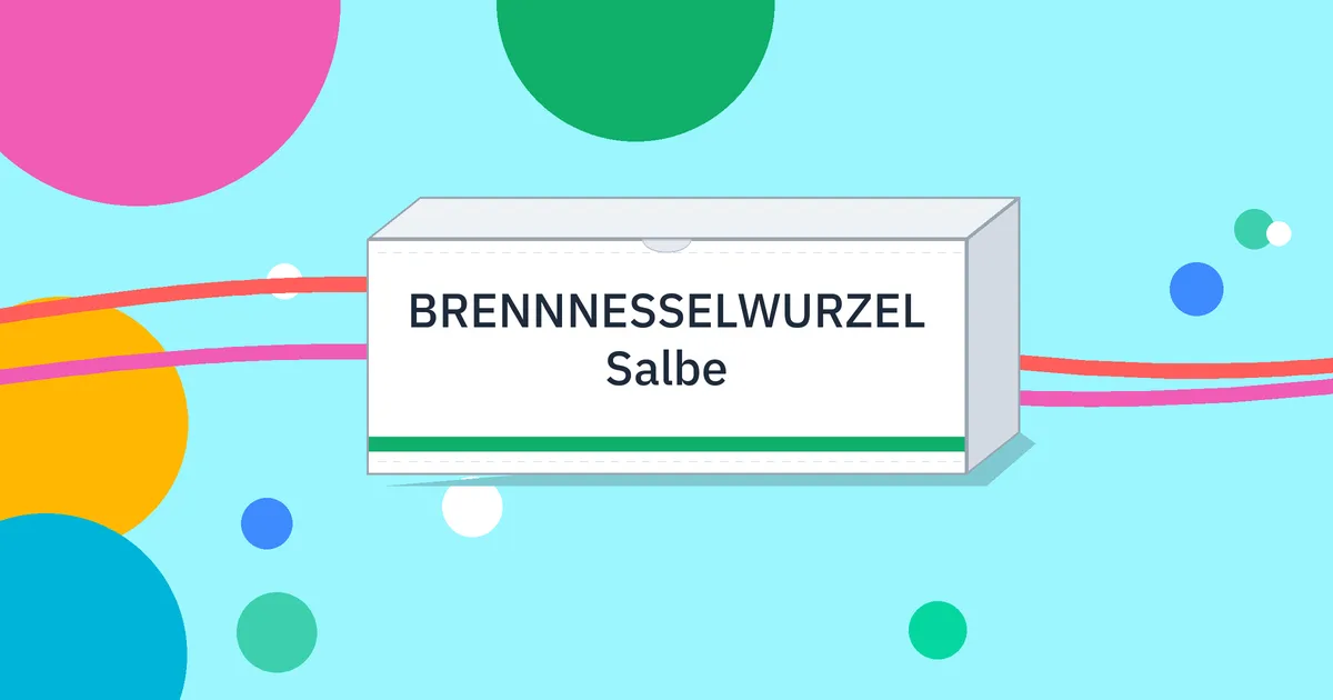 Symbolbild: Packung mit der Aufschrift BRENNNESSELWURZEL Salbe (PZN 17937484) – Verfügbarkeit und Bezug in Apotheken in Frankfurt am Main