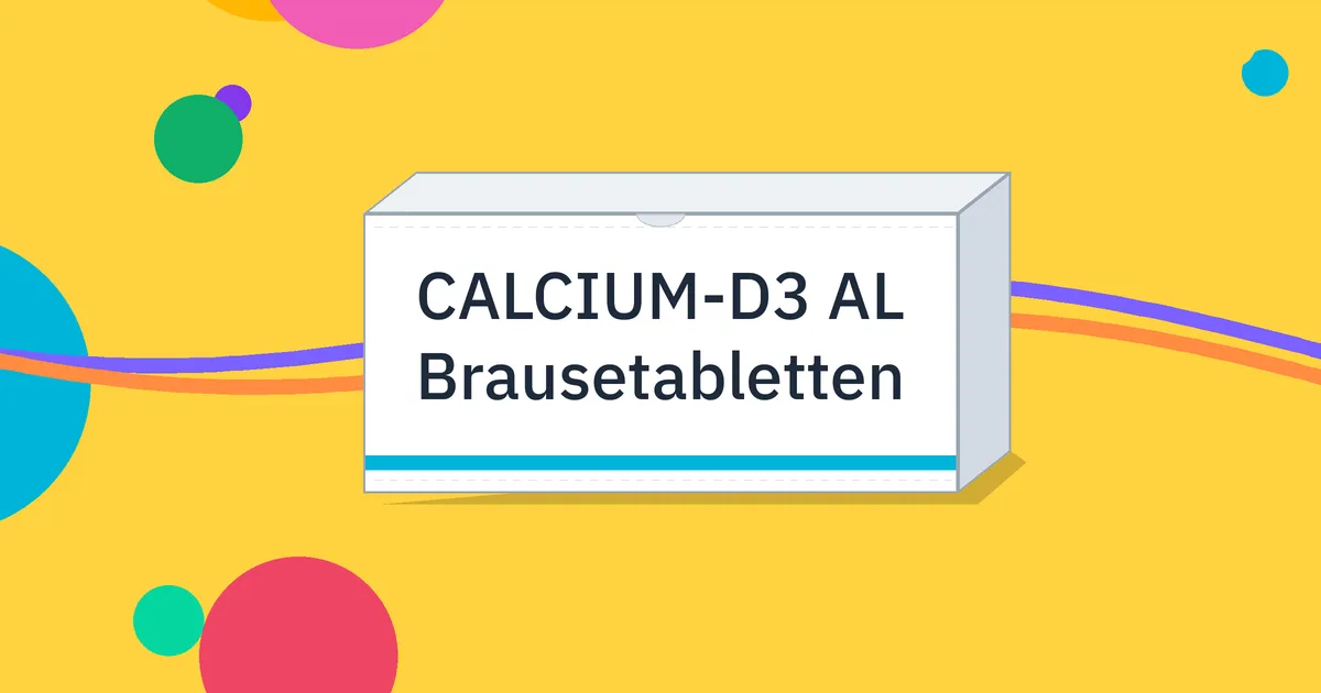 Symbolbild: Packung mit der Aufschrift CALCIUM-D3 AL Brausetabletten (PZN 09089208) – Verfügbarkeit und Bezug in Apotheken in Frankfurt am Main