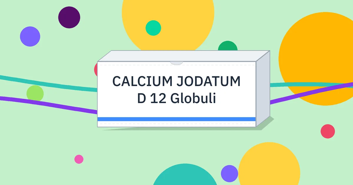 Symbolbild: Packung mit der Aufschrift CALCIUM JODATUM D 12 Globuli (PZN 04209286) – Verfügbarkeit und Bezug in Apotheken in Frankfurt am Main