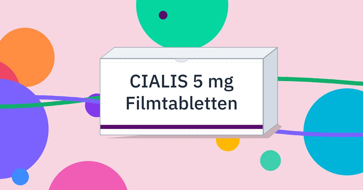 Symbolbild: Packung mit der Aufschrift CIALIS 5 mg Filmtabletten (PZN 17198331) – Verfügbarkeit und Bezug in Apotheken in Frankfurt am Main
