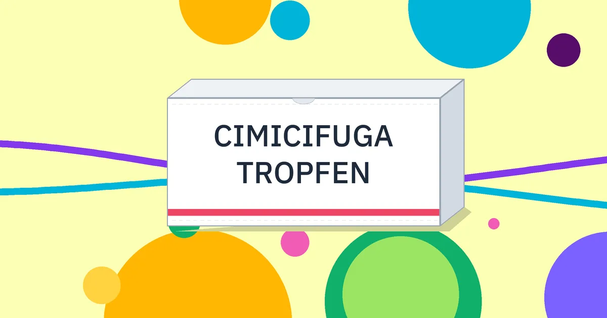 Symbolbild: Packung mit der Aufschrift CIMICIFUGA TROPFEN (PZN 18780731) – Verfügbarkeit und Bezug in Apotheken in Frankfurt am Main