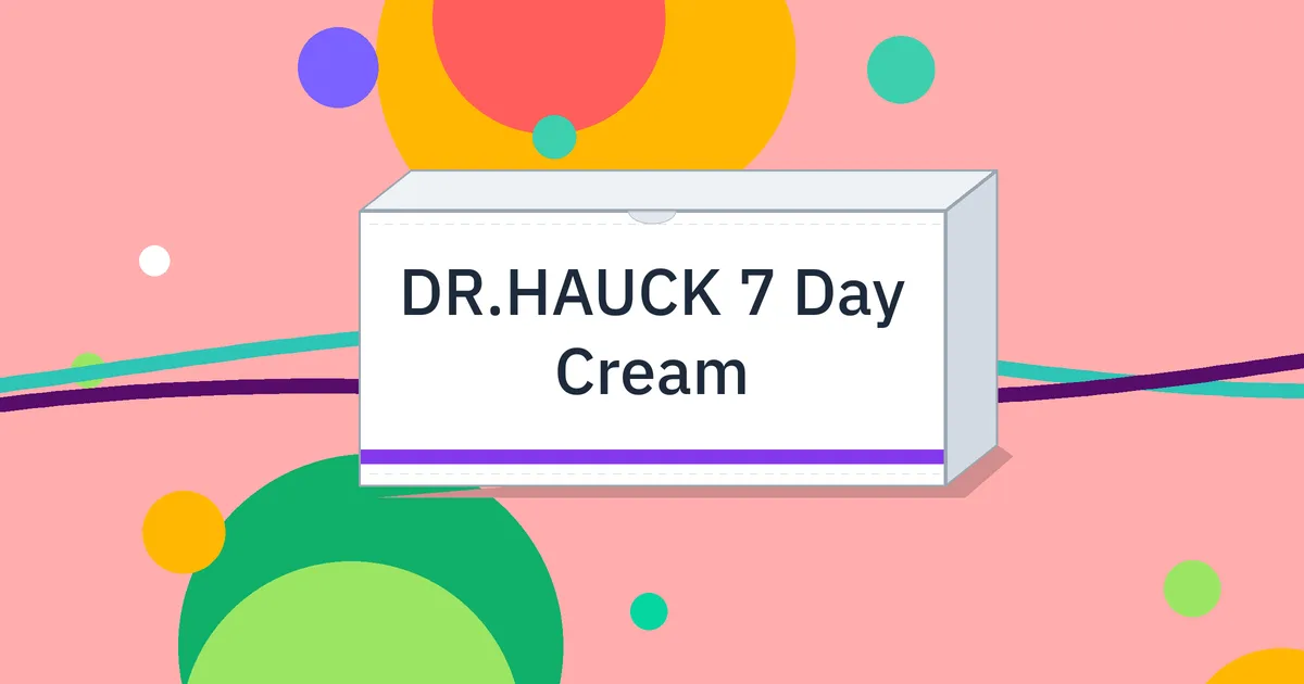 Symbolbild: Packung mit der Aufschrift DR.HAUCK 7 Day Cream (PZN 17449750) – Verfügbarkeit und Bezug in Apotheken in Frankfurt am Main