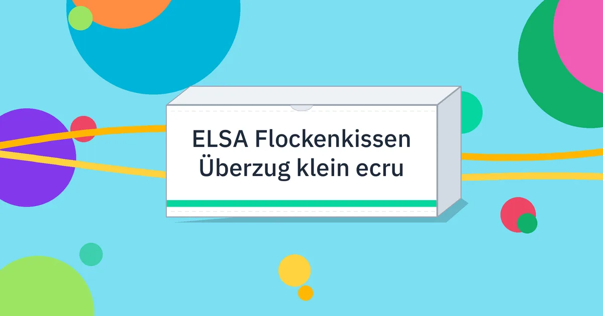 Symbolbild: Packung mit der Aufschrift ELSA Flockenkissen Überzug klein ecru (PZN 02327024) – Verfügbarkeit und Bezug in Apotheken in Frankfurt am Main