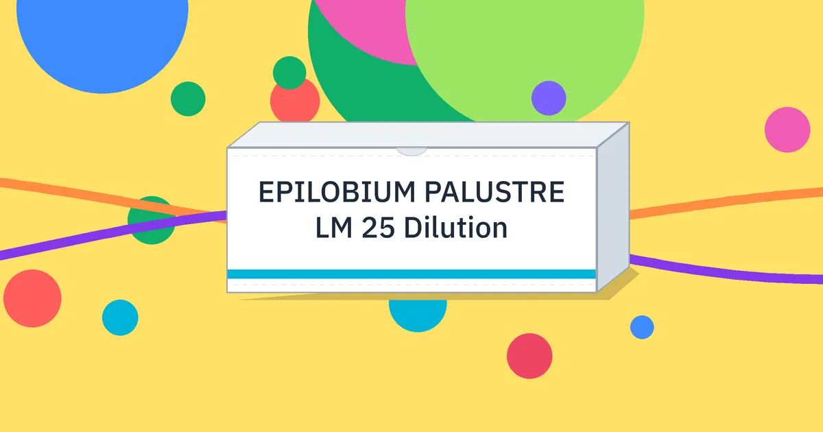 Symbolbild: Packung mit der Aufschrift EPILOBIUM PALUSTRE LM 25 Dilution (PZN 13472255) – Verfügbarkeit und Bezug in Apotheken in Frankfurt am Main