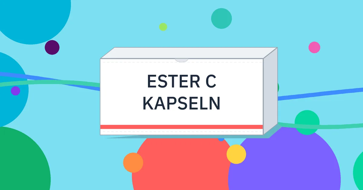 Symbolbild: Packung mit der Aufschrift ESTER C KAPSELN (PZN 07748931) – Verfügbarkeit und Bezug in Apotheken in Frankfurt am Main