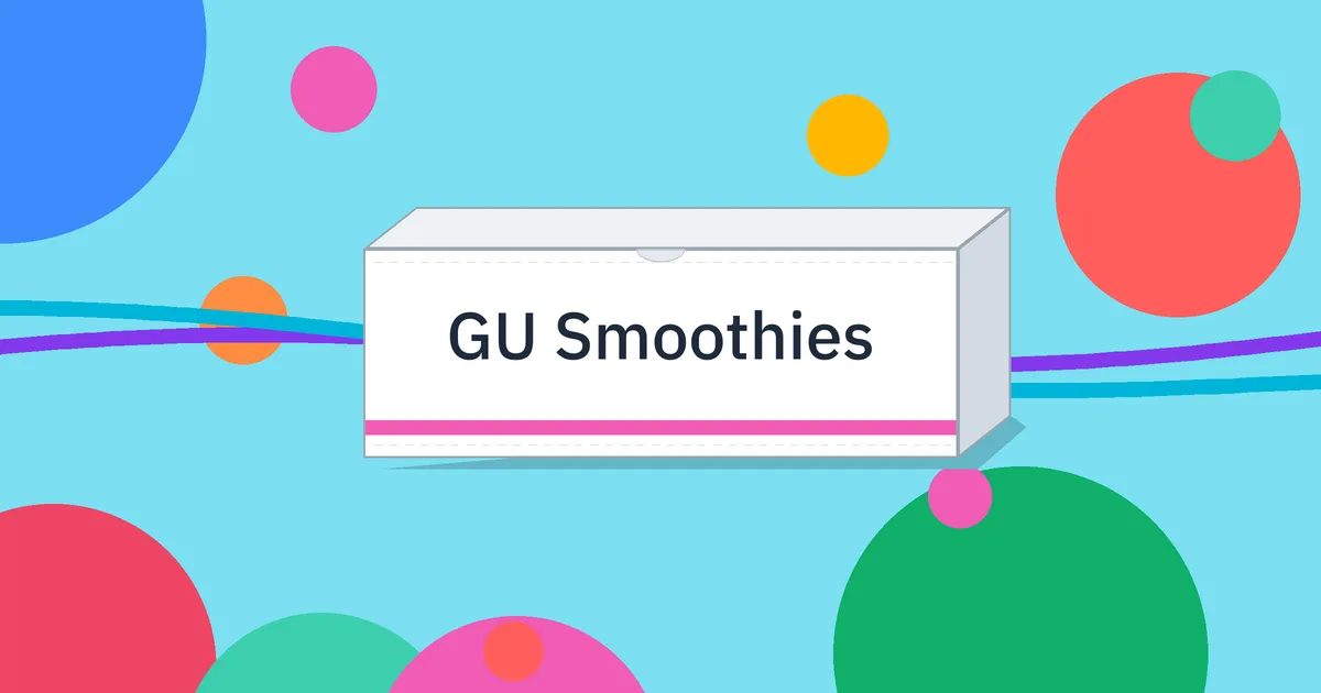 Symbolbild: Packung mit der Aufschrift GU Smoothies (PZN 10263373) – Verfügbarkeit und Bezug in Apotheken in Frankfurt am Main
