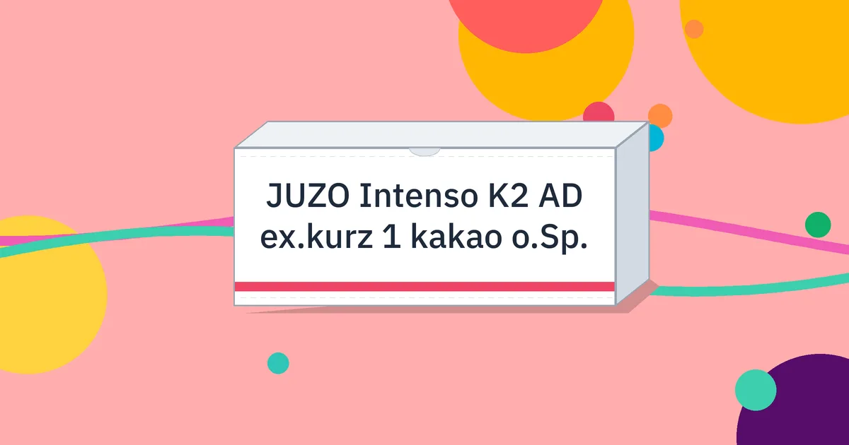 Symbolbild: Packung mit der Aufschrift JUZO Intenso K2 AD ex.kurz 1 kakao o.Sp. (PZN 18618858) – Verfügbarkeit und Bezug in Apotheken in Frankfurt am Main
