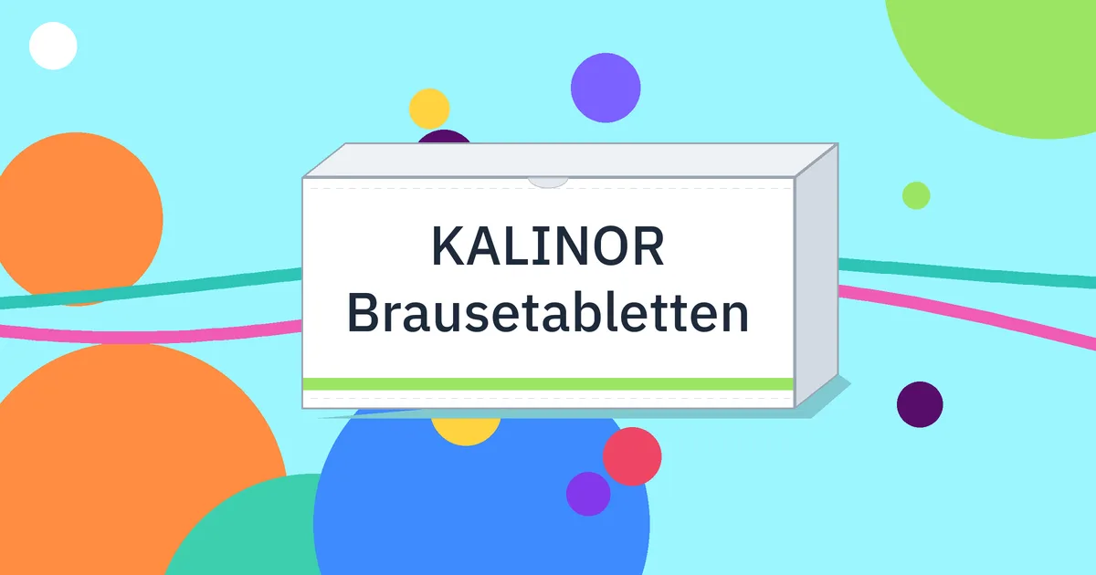 Symbolbild: Packung mit der Aufschrift KALINOR Brausetabletten (PZN 02135106) – Verfügbarkeit und Bezug in Apotheken in Frankfurt am Main