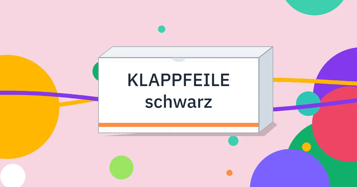 Symbolbild: Packung mit der Aufschrift KLAPPFEILE schwarz (PZN 01505340) – Verfügbarkeit und Bezug in Apotheken in Frankfurt am Main