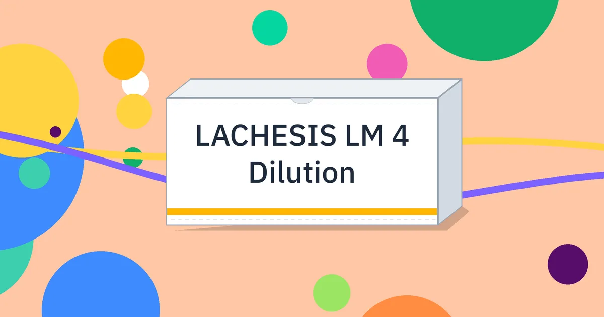 Symbolbild: Packung mit der Aufschrift LACHESIS LM 4 Dilution (PZN 12929267) – Verfügbarkeit und Bezug in Apotheken in Frankfurt am Main