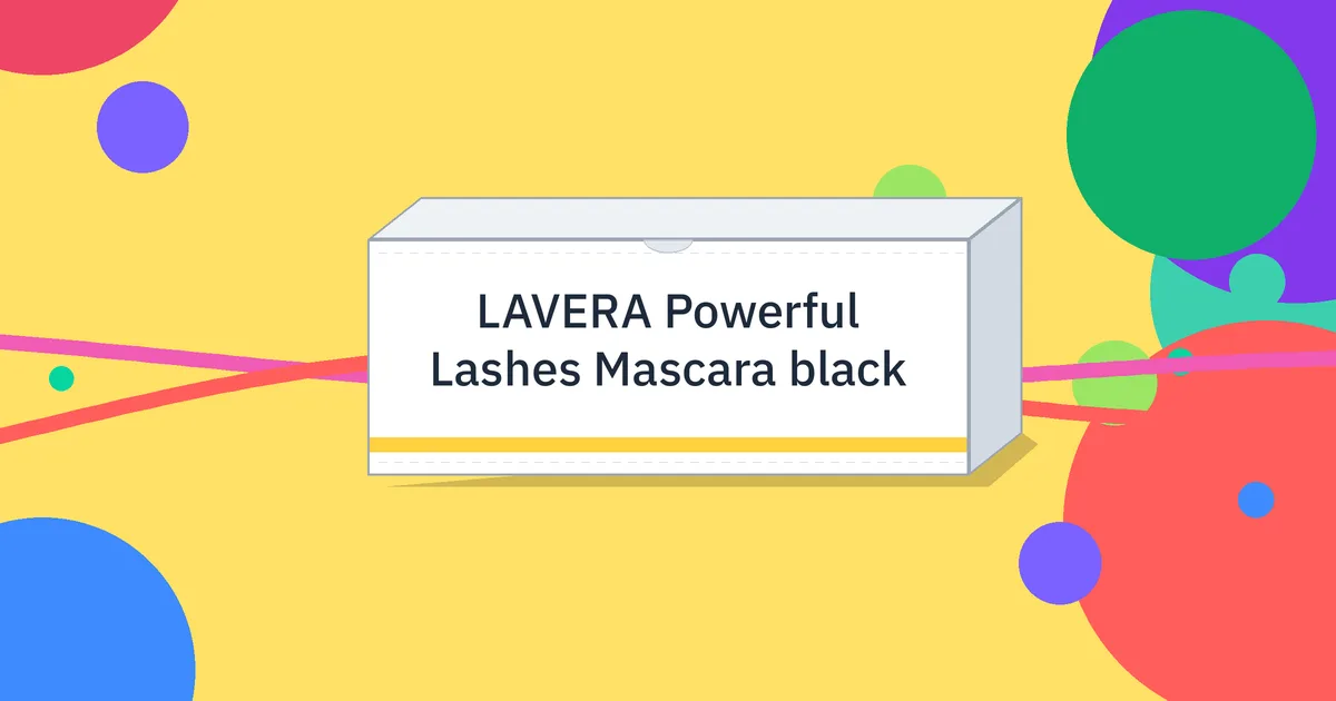 Symbolbild: Packung mit der Aufschrift LAVERA Powerful Lashes Mascara black (PZN 13599139) – Verfügbarkeit und Bezug in Apotheken in Frankfurt am Main