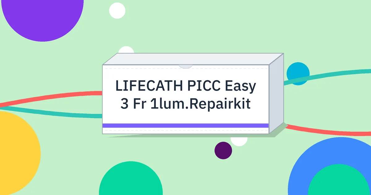 Symbolbild: Packung mit der Aufschrift LIFECATH PICC Easy 3 Fr 1lum.Repairkit (PZN 15209272) – Verfügbarkeit und Bezug in Apotheken in Frankfurt am Main