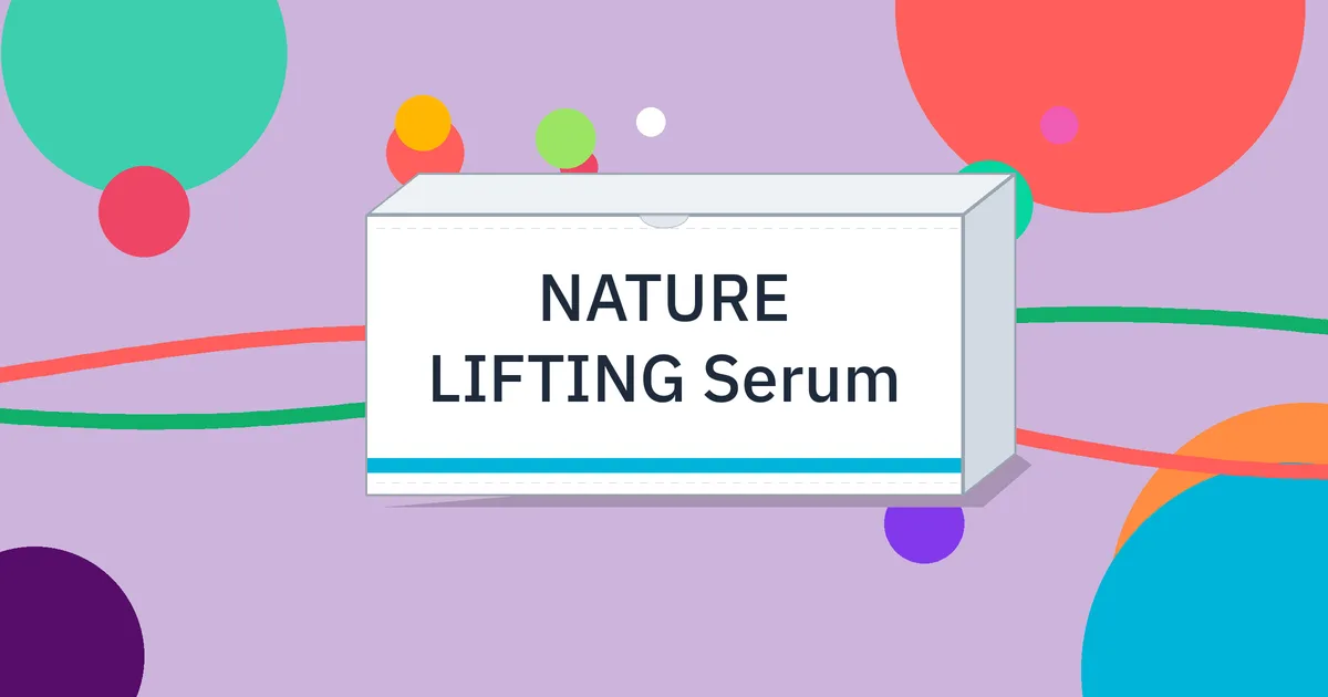 Symbolbild: Packung mit der Aufschrift NATURE LIFTING Serum (PZN 12650559) – Verfügbarkeit und Bezug in Apotheken in Frankfurt am Main