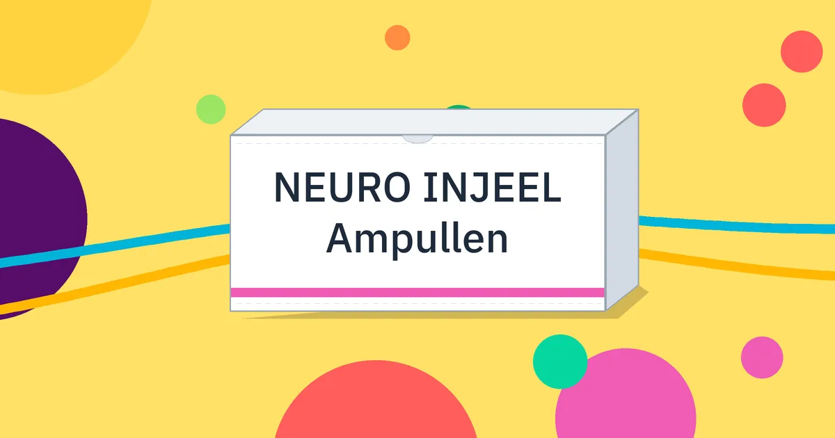 Symbolbild: Packung mit der Aufschrift NEURO INJEEL Ampullen (PZN 03058477) – Verfügbarkeit und Bezug in Apotheken in Frankfurt am Main