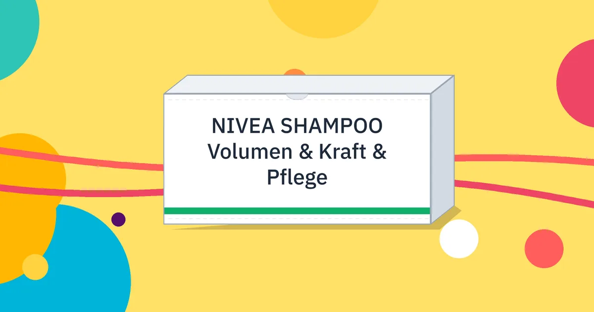 Symbolbild: Packung mit der Aufschrift NIVEA SHAMPOO Volumen & Kraft & Pflege (PZN 11326578) – Verfügbarkeit und Bezug in Apotheken in Frankfurt am Main