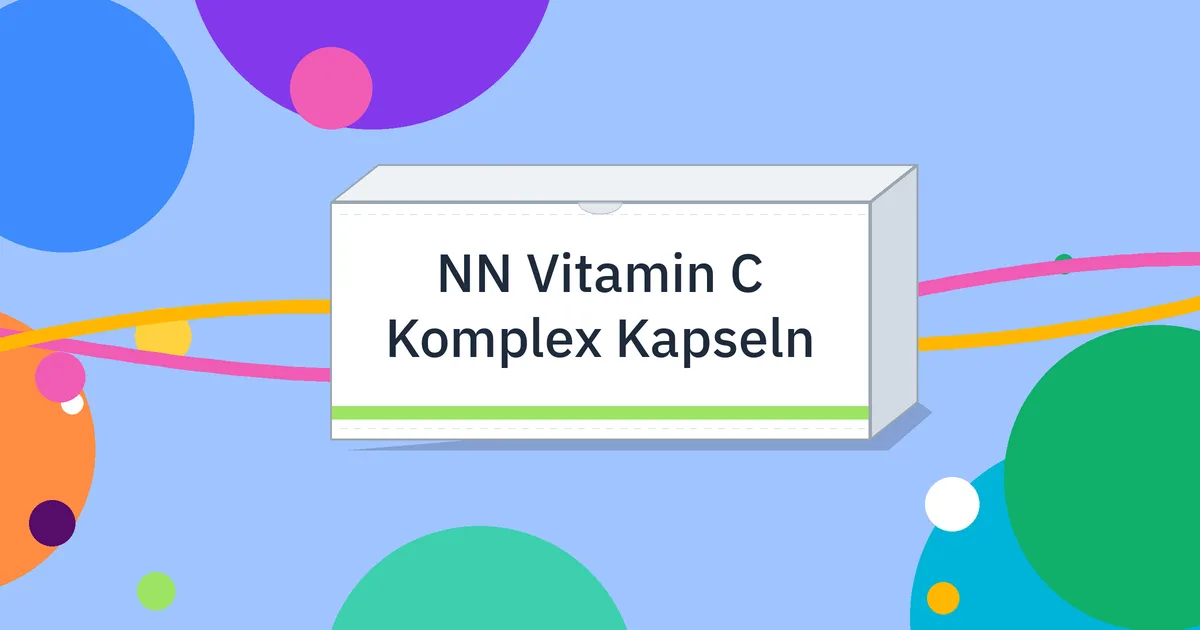 Symbolbild: Packung mit der Aufschrift NN Vitamin C Komplex Kapseln (PZN 19787681) – Verfügbarkeit und Bezug in Apotheken in Frankfurt am Main