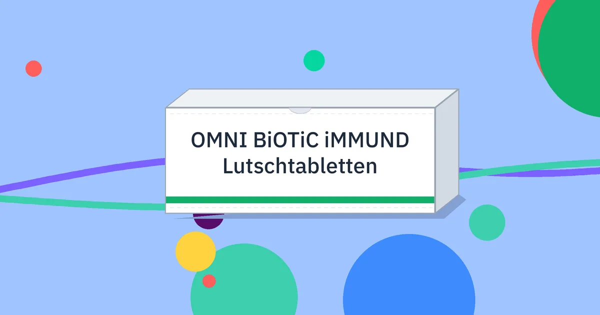 Symbolbild: Packung mit der Aufschrift OMNI BiOTiC iMMUND Lutschtabletten (PZN 18167166) – Verfügbarkeit und Bezug in Apotheken in Frankfurt am Main