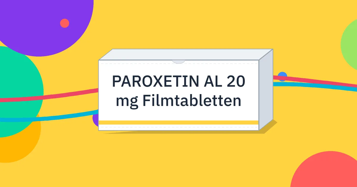 Symbolbild: Packung mit der Aufschrift PAROXETIN AL 20 mg Filmtabletten (PZN 03210407) – Verfügbarkeit und Bezug in Apotheken in Frankfurt am Main