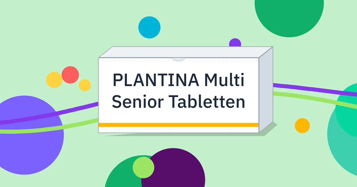 Symbolbild: Packung mit der Aufschrift PLANTINA Multi Senior Tabletten (PZN 17216193) – Verfügbarkeit und Bezug in Apotheken in Frankfurt am Main