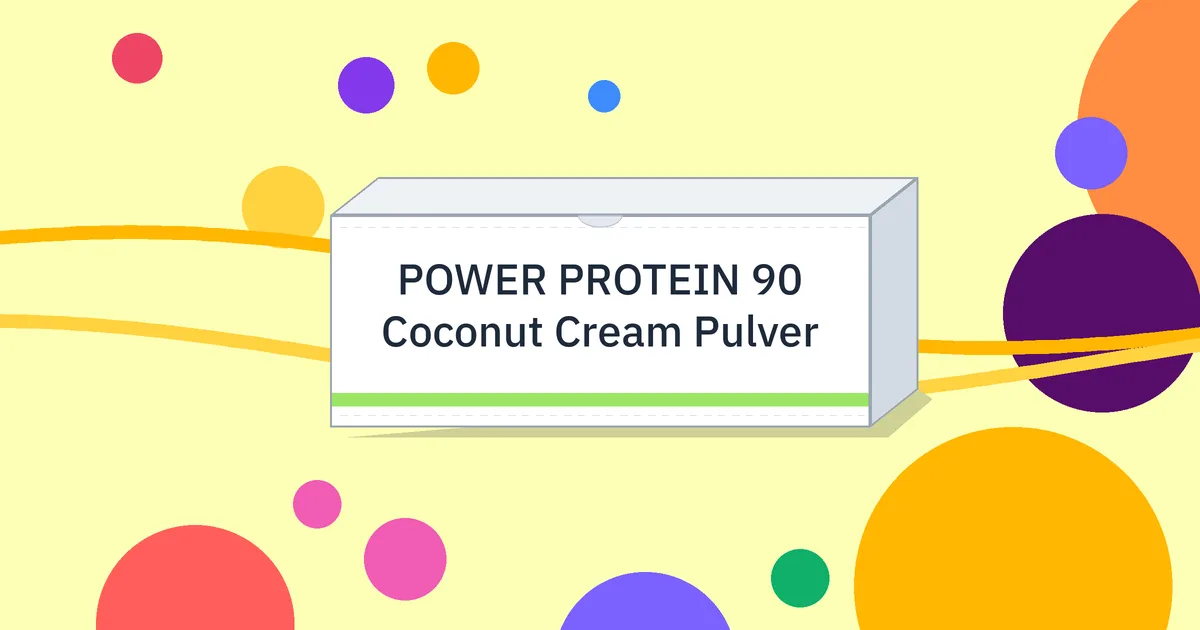 Symbolbild: Packung mit der Aufschrift POWER PROTEIN 90 Coconut Cream Pulver (PZN 10836857) – Verfügbarkeit und Bezug in Apotheken in Frankfurt am Main
