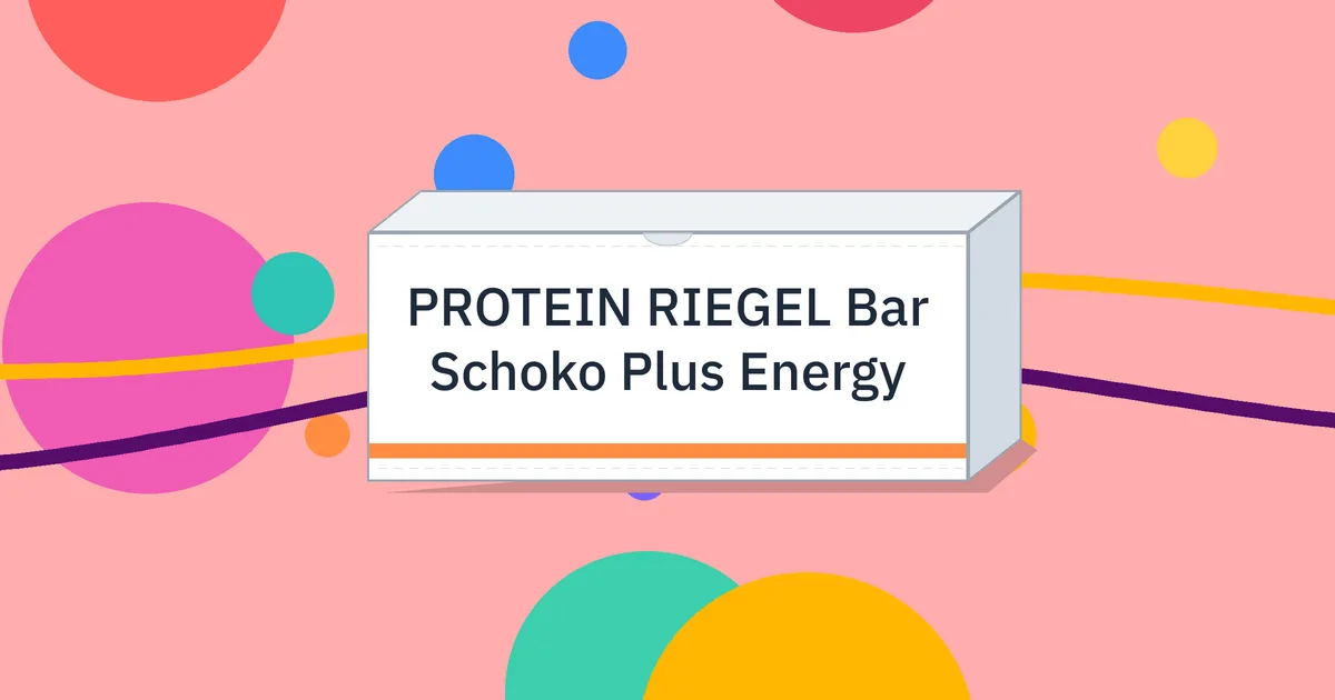 Symbolbild: Packung mit der Aufschrift PROTEIN RIEGEL Bar Schoko Plus Energy (PZN 02224465) – Verfügbarkeit und Bezug in Apotheken in Frankfurt am Main