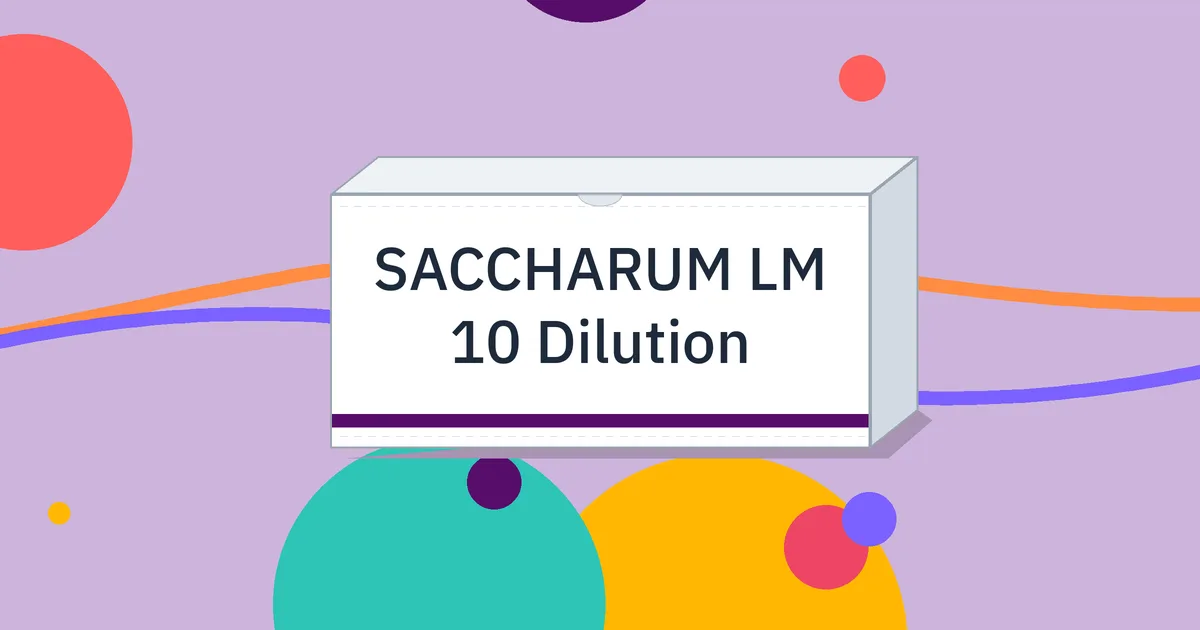 Symbolbild: Packung mit der Aufschrift SACCHARUM LM 10 Dilution (PZN 13176249) – Verfügbarkeit und Bezug in Apotheken in Frankfurt am Main