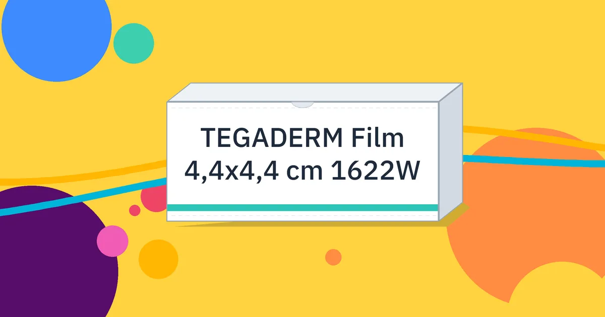 Symbolbild: Packung mit der Aufschrift TEGADERM Film 4,4x4,4 cm 1622W (PZN 00150679) – Verfügbarkeit und Bezug in Apotheken in Frankfurt am Main