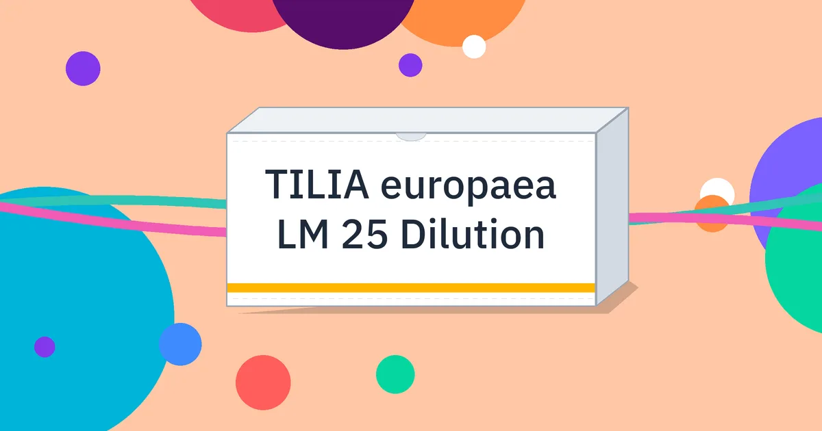 Symbolbild: Packung mit der Aufschrift TILIA europaea LM 25 Dilution (PZN 13224037) – Verfügbarkeit und Bezug in Apotheken in Frankfurt am Main