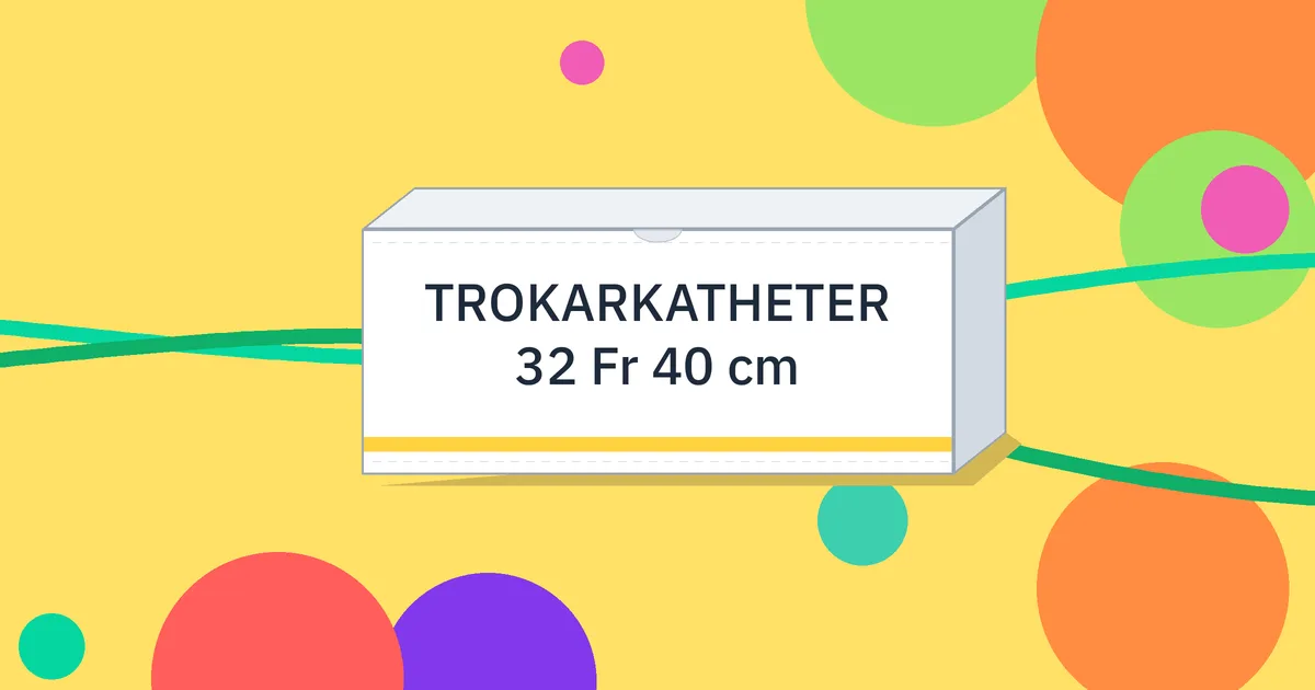 Symbolbild: Packung mit der Aufschrift TROKARKATHETER 32 Fr 40 cm (PZN 16167647) – Verfügbarkeit und Bezug in Apotheken in Frankfurt am Main