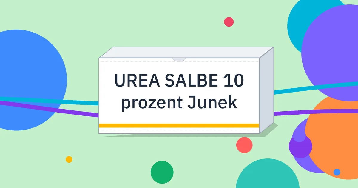 Symbolbild: Packung mit der Aufschrift UREA SALBE 10 prozent Junek (PZN 19391150) – Verfügbarkeit und Bezug in Apotheken in Frankfurt am Main