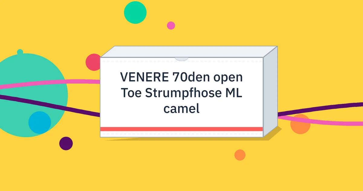 Symbolbild: Packung mit der Aufschrift VENERE 70den open Toe Strumpfhose ML camel (PZN 16174328) – Verfügbarkeit und Bezug in Apotheken in Frankfurt am Main