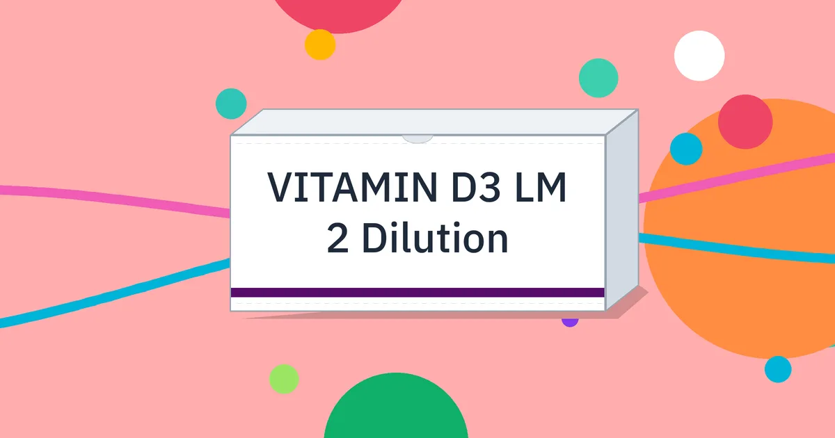 Symbolbild: Packung mit der Aufschrift VITAMIN D3 LM 2 Dilution (PZN 13278487) – Verfügbarkeit und Bezug in Apotheken in Frankfurt am Main