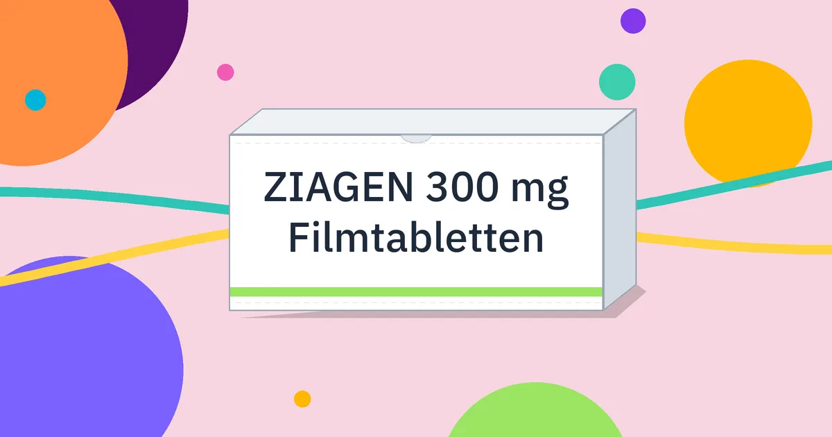 Symbolbild: Packung mit der Aufschrift ZIAGEN 300 mg Filmtabletten (PZN 17993910) – Verfügbarkeit und Bezug in Apotheken in Frankfurt am Main