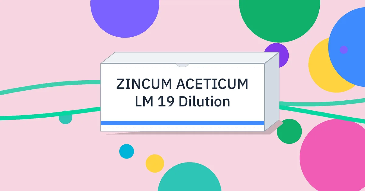 Symbolbild: Packung mit der Aufschrift ZINCUM ACETICUM LM 19 Dilution (PZN 13289752) – Verfügbarkeit und Bezug in Apotheken in Frankfurt am Main