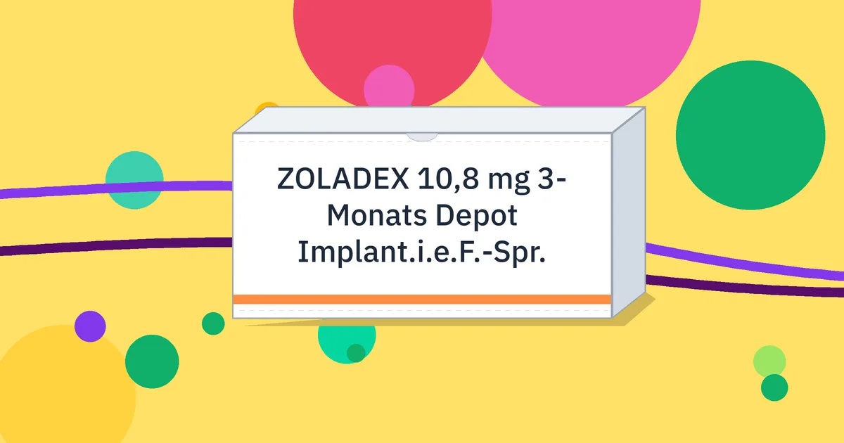 Symbolbild: Packung mit der Aufschrift ZOLADEX 10,8 mg 3-Monats Depot Implant.i.e.F.-Spr. (PZN 11527590) – Verfügbarkeit und Bezug in Apotheken in Frankfurt am Main