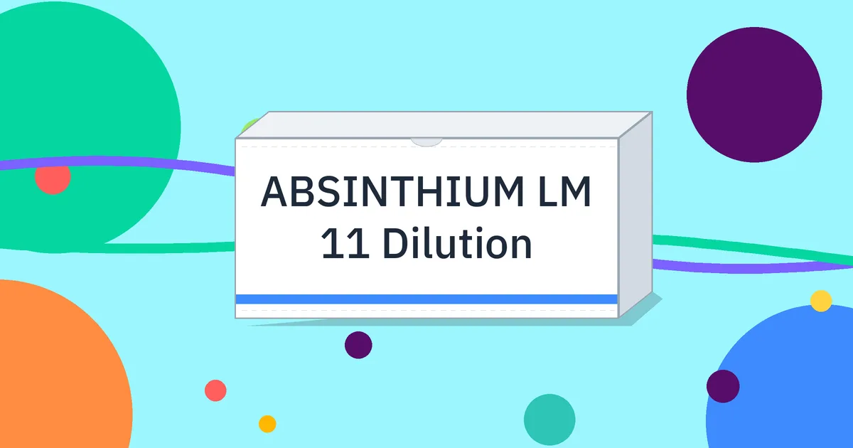Symbolbild: Packung mit der Aufschrift ABSINTHIUM LM 11 Dilution (PZN 13261357) – Verfügbarkeit und Bezug in Apotheken in Frankfurt am Main