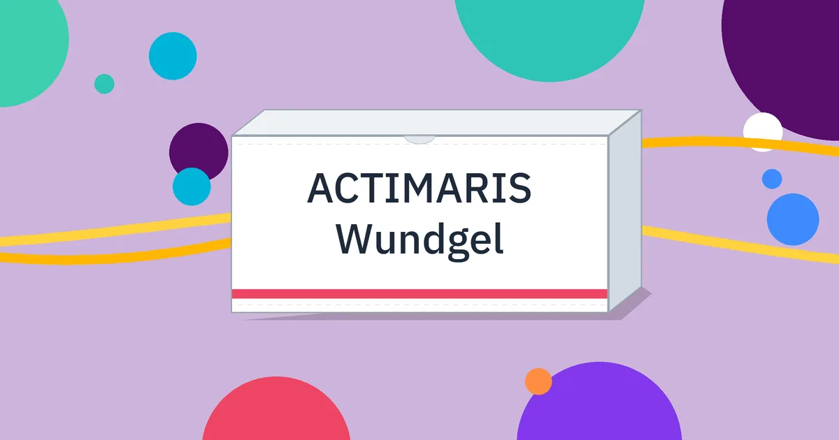 Symbolbild: Packung mit der Aufschrift ACTIMARIS Wundgel (PZN 10259006) – Verfügbarkeit und Bezug in Apotheken in Frankfurt am Main