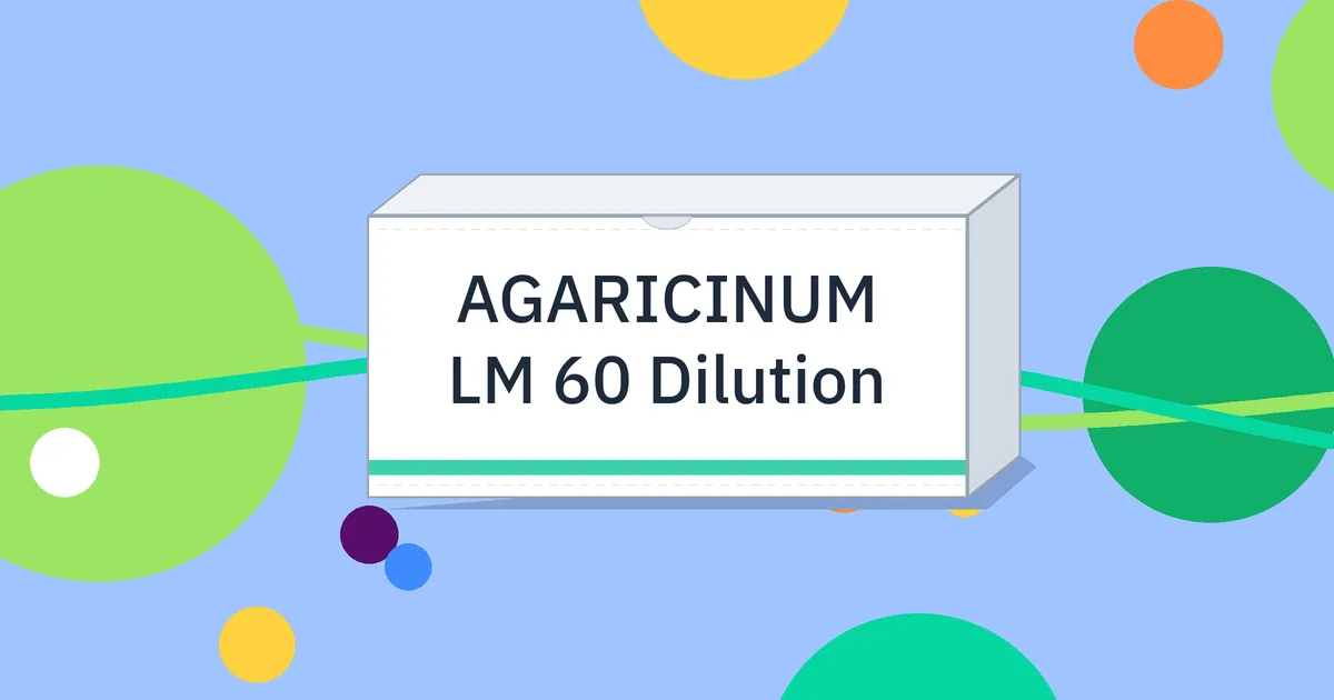 Symbolbild: Packung mit der Aufschrift AGARICINUM LM 60 Dilution (PZN 13303469) – Verfügbarkeit und Bezug in Apotheken in Frankfurt am Main