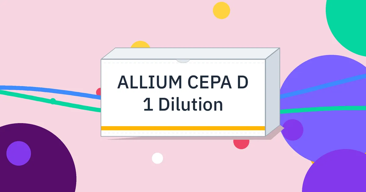 Symbolbild: Packung mit der Aufschrift ALLIUM CEPA D 1 Dilution (PZN 07158106) – Verfügbarkeit und Bezug in Apotheken in Frankfurt am Main