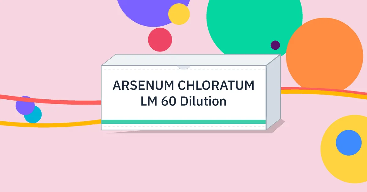 Symbolbild: Packung mit der Aufschrift ARSENUM CHLORATUM LM 60 Dilution (PZN 12772021) – Verfügbarkeit und Bezug in Apotheken in Frankfurt am Main