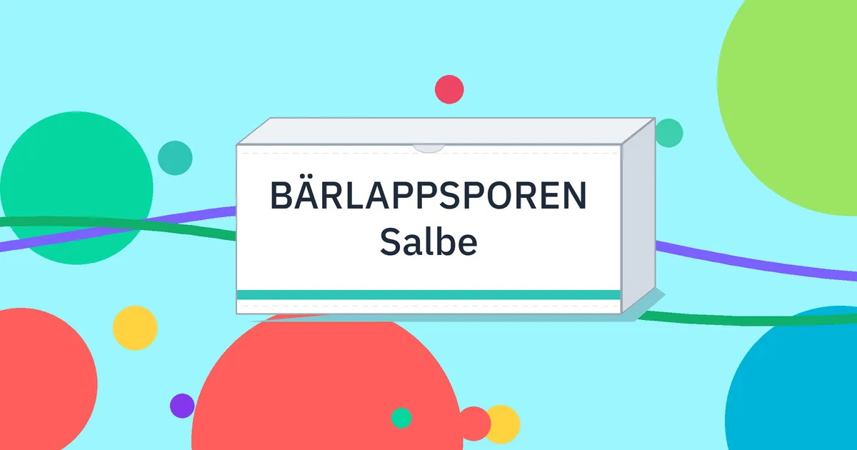 Symbolbild: Packung mit der Aufschrift BÄRLAPPSPOREN Salbe (PZN 17937113) – Verfügbarkeit und Bezug in Apotheken in Frankfurt am Main