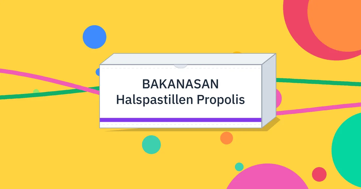 Symbolbild: Packung mit der Aufschrift BAKANASAN Halspastillen Propolis (PZN 18117369) – Verfügbarkeit und Bezug in Apotheken in Frankfurt am Main