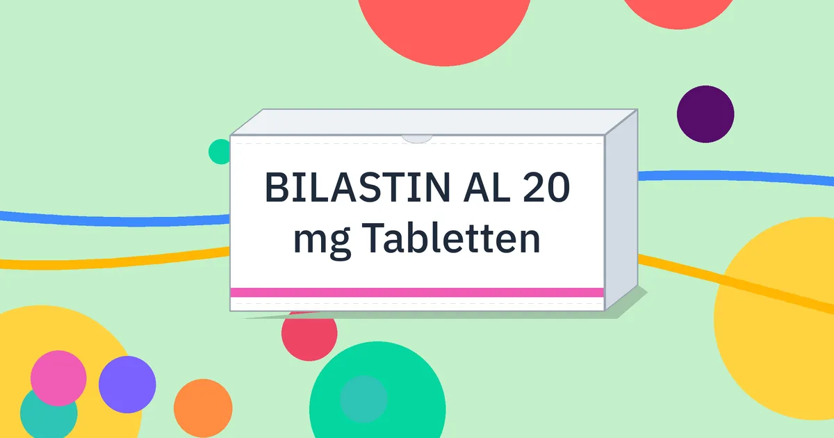 Symbolbild: Packung mit der Aufschrift BILASTIN AL 20 mg Tabletten (PZN 20222754) – Verfügbarkeit und Bezug in Apotheken in Frankfurt am Main