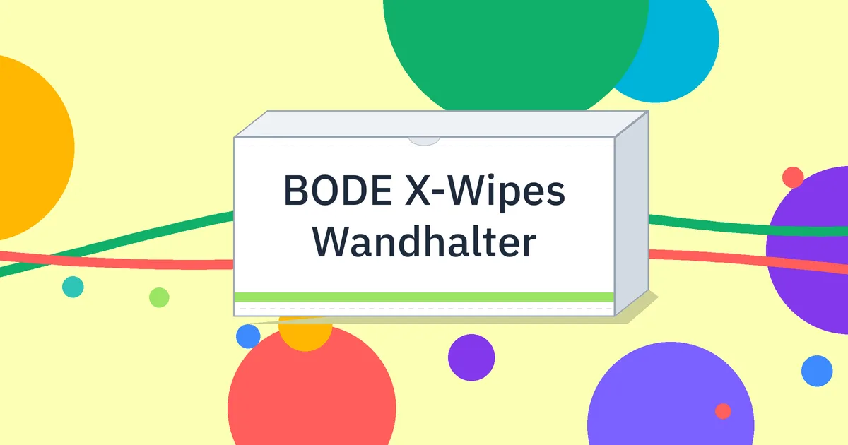 Symbolbild: Packung mit der Aufschrift BODE X-Wipes Wandhalter (PZN 14442090) – Verfügbarkeit und Bezug in Apotheken in Frankfurt am Main