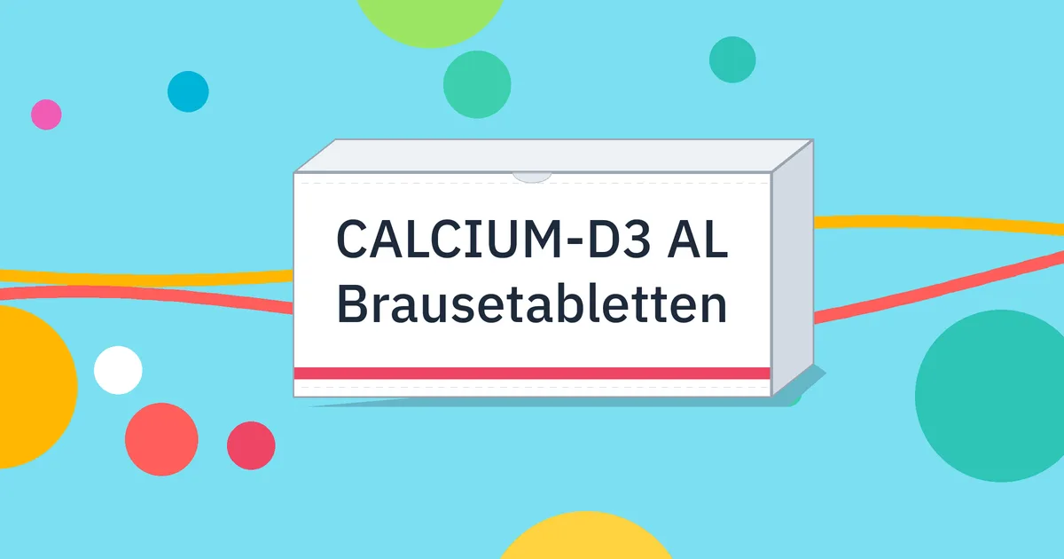 Symbolbild: Packung mit der Aufschrift CALCIUM-D3 AL Brausetabletten (PZN 09089183) – Verfügbarkeit und Bezug in Apotheken in Frankfurt am Main