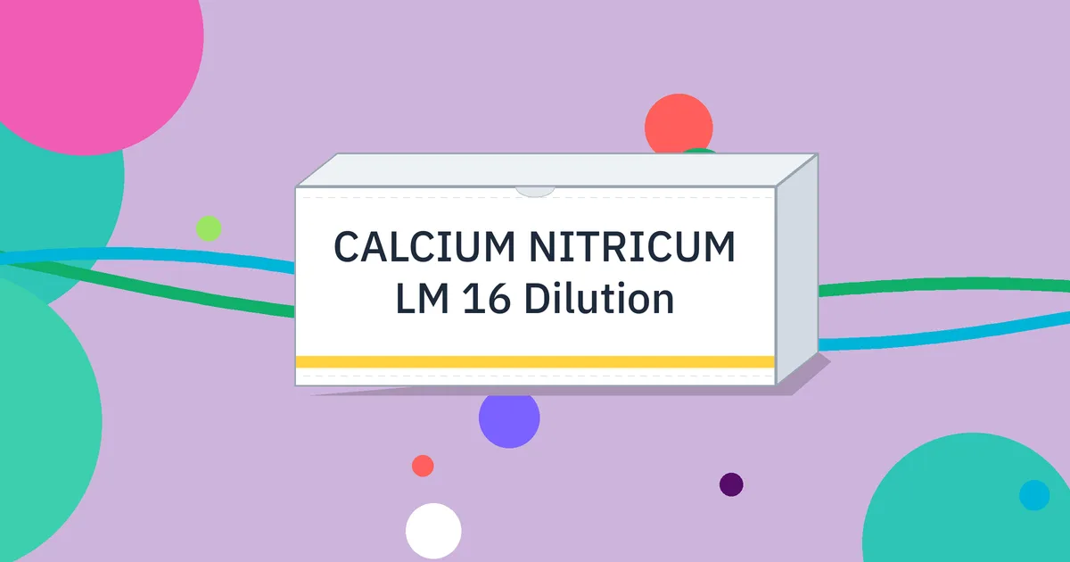 Symbolbild: Packung mit der Aufschrift CALCIUM NITRICUM LM 16 Dilution (PZN 13409788) – Verfügbarkeit und Bezug in Apotheken in Frankfurt am Main